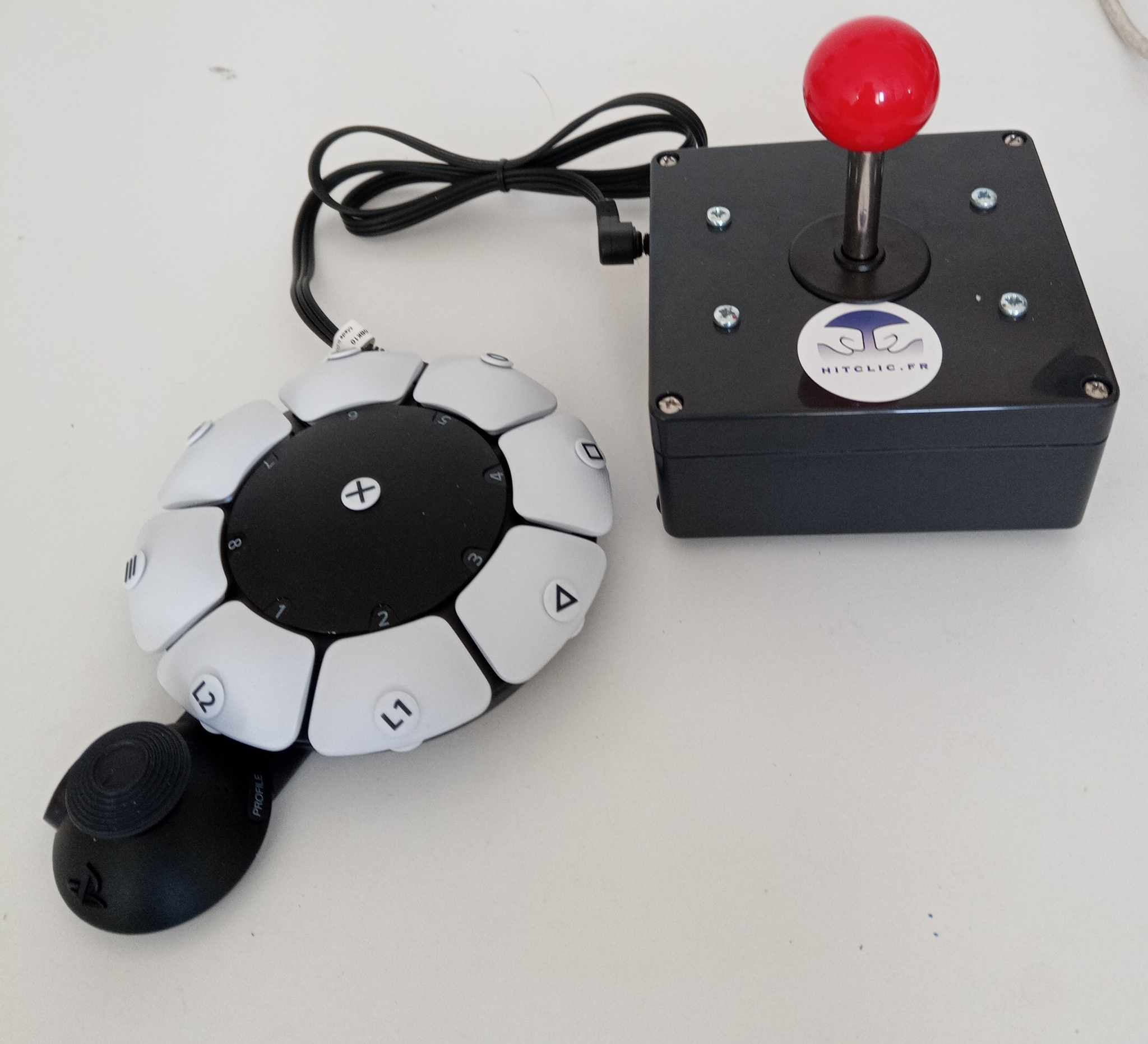 Joystick arcade pour Sony Access - poignée ergonomique – HitClic